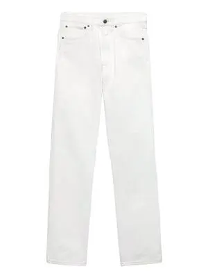 Prada Classic Fit Denim Jeans - White