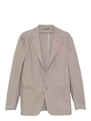 Canali Herringbone Blazer - Grey