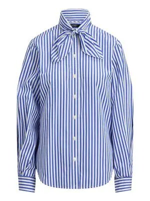 Polo Ralph Lauren Tie-collar Shirt - Blue
