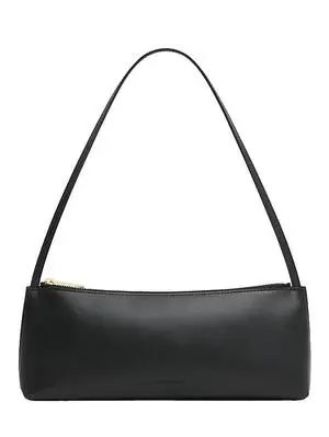 MANSUR GAVRIEL Gaia Leather Baguette Shoulder Bag - Black