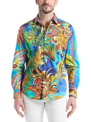 Robert Graham Classic Fit Paisley Woven Shirt - Multi