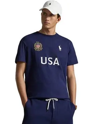 Polo Ralph Lauren Classic Fit Usa T-shirt - Navy