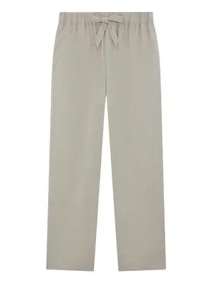 Frescobol Carioca Luan Tropical Wool Lounge Trousers - Sand