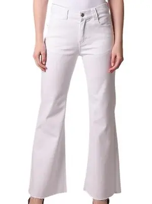 BLUE REVIVAL Palazzo Jeans - White