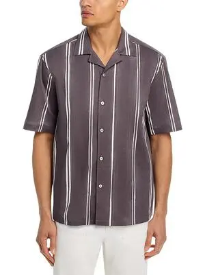 BOSS C Lars Camp Collar Shirt - Medium Purple