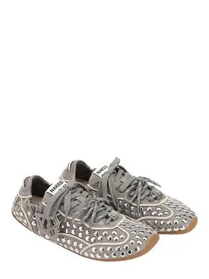 NAKED WOLFE Soul Lace-up Sneakers - Grey Stud
