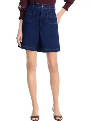 Veronica Beard Carter Denim Shorts - Indigo Rinse