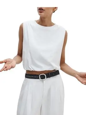 Rag & Bone Mica Bubble Top - White