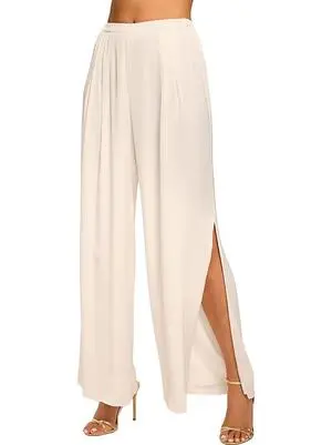 Ramy Brook Jolie Crepe Pants - Ivory
