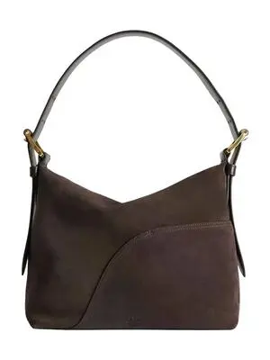 ATP ATELIER Mini Bassanina Suede Shoulder Bag - Brown