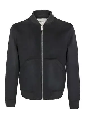 AMARANTO Zip-up Bomber Jacket - Grey