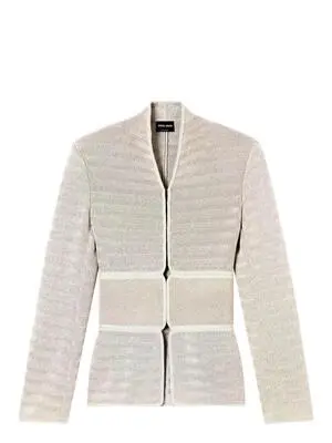 Giorgio Armani Panelled Jacket - Neutrals