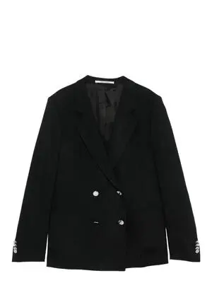 Tagliatore Double-breasted Notched-lapel Blazer - Black