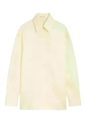 VORANIDA Satin-finish Long-sleeve Shirt - Neutrals