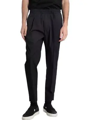 LOW BRAND Tokyo Pleated Trousers - Black