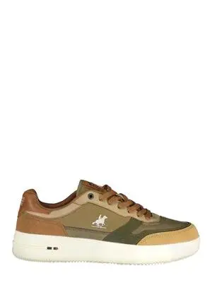 U.S. Grand Panelled Logo-embroidered Sneakers - Neutrals