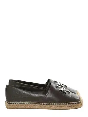 Tory Burch Eleanor Leather Ballet Flats - Brown