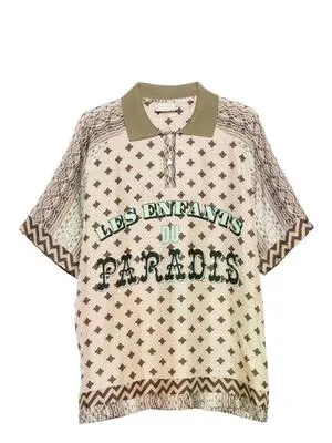PIERRE-LOUIS MASCIA Short-sleeved Polo Shirt - Neutrals