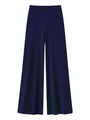Malìparmi High-waisted Palazzo Pants - Blue