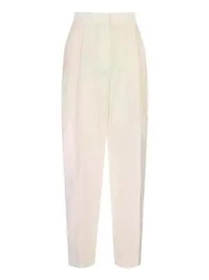 Fabiana Filippi Pleated Pressed-crease Trousers - Neutrals