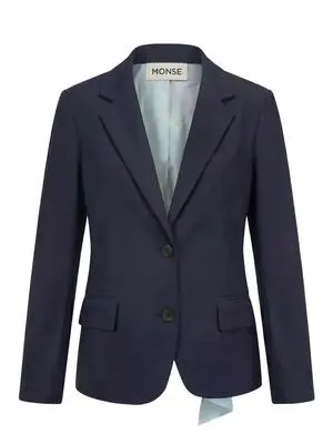 Monse Single-breasted Asymmetric Blazer - Blue