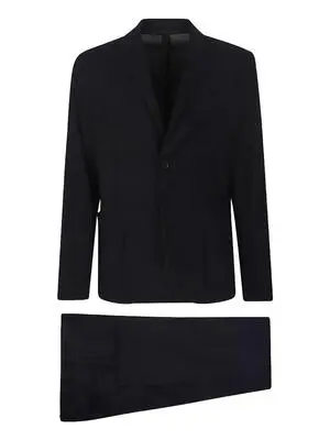 Harris Wharf London Notched-lapel Single-breasted Blazer - Blue