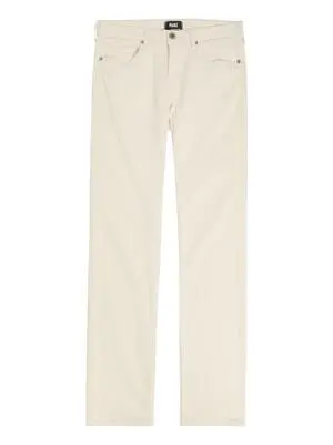 Paige Slim Straight-leg Jeans - Ecru