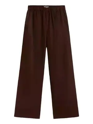ECOALF Wide-leg Trousers - Brown