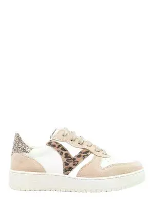Victoria Beckham Glitter-detail Sneakers - Neutrals