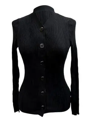 Sandro Knitted Button-down Cardigan - Black