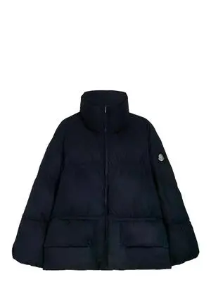 JIL SANDER Quilted High-neck Jacket - Blue