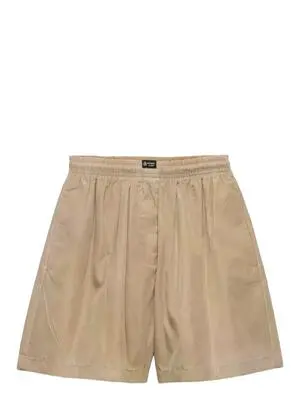 Prada Washed Re-nylon Shorts - Neutrals