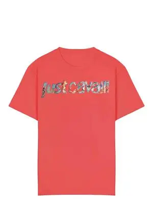 Just Cavalli Logo-print Cotton T-shirt - Red
