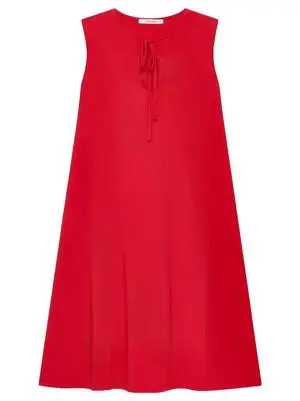 Malìparmi Keyhole Tie-fastening A-line Dress - Red