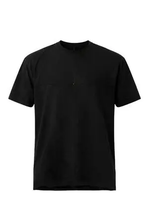 MA+ Cross-stitch Short-sleeve T-shirt - Black