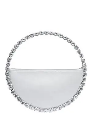 L'ALINGI Eternity Crystal-embellished Clutch - Grey