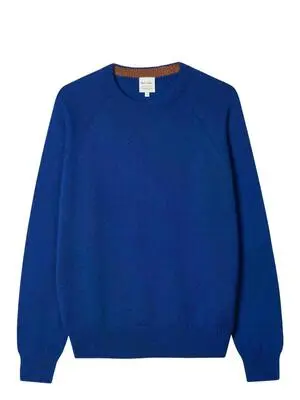Paul Smith Raglan-sleeve Crew-neck Sweater - Blue