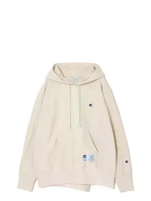 Undercover X Champion Logo-patch Hoodie - Neutrals