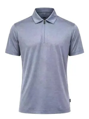 BOSS H-paras 50 Zip-fastening Polo Shirt - Blue