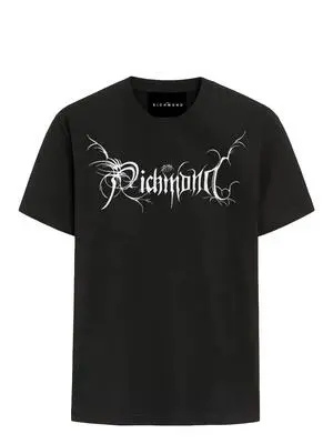John Richmond Logo-print Short-sleeve T-shirt - Black