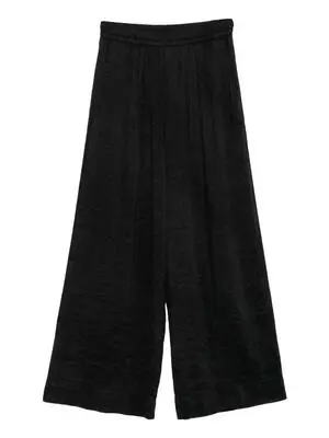 FORTE_FORTE Elasticated Waist Trousers - Black
