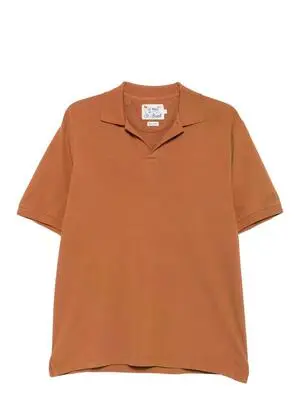 MC2 SAINT BARTH Charles Logo-embroidered Polo Shirt - Brown