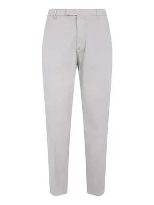 MICHAEL COAL Straight-leg Cotton Trousers - Neutrals