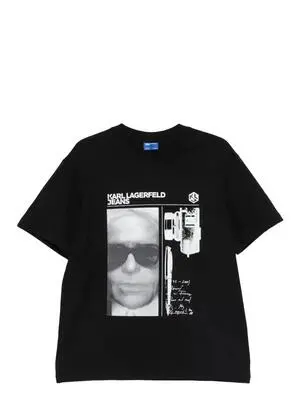 Karl Lagerfeld Graphic-print T-shirt - Black
