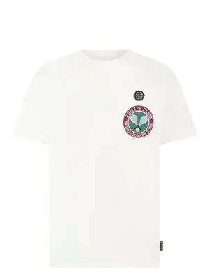 Philipp Plein Embroidered T-shirt - Neutrals