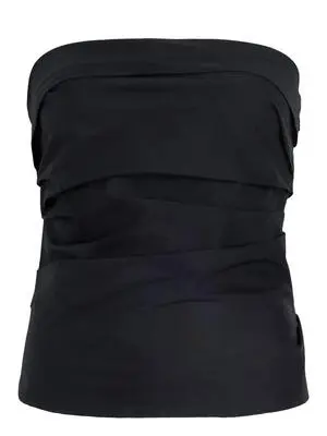 Proenza Schouler White Label Maisy Strapless Top - Black