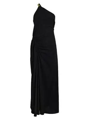 Proenza Schouler Sirena One-shoulder Maxi Dress - Black
