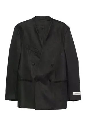 NINEMINUTES Nineminutes Double-Breasted Blazer Black