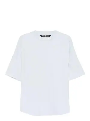 Palm Angels Logo-print T-shirt - Blue