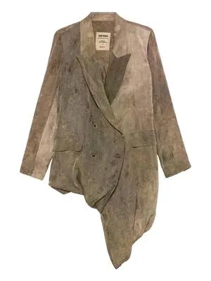 UMA WANG Kasiia Double-breasted Blazer - Brown